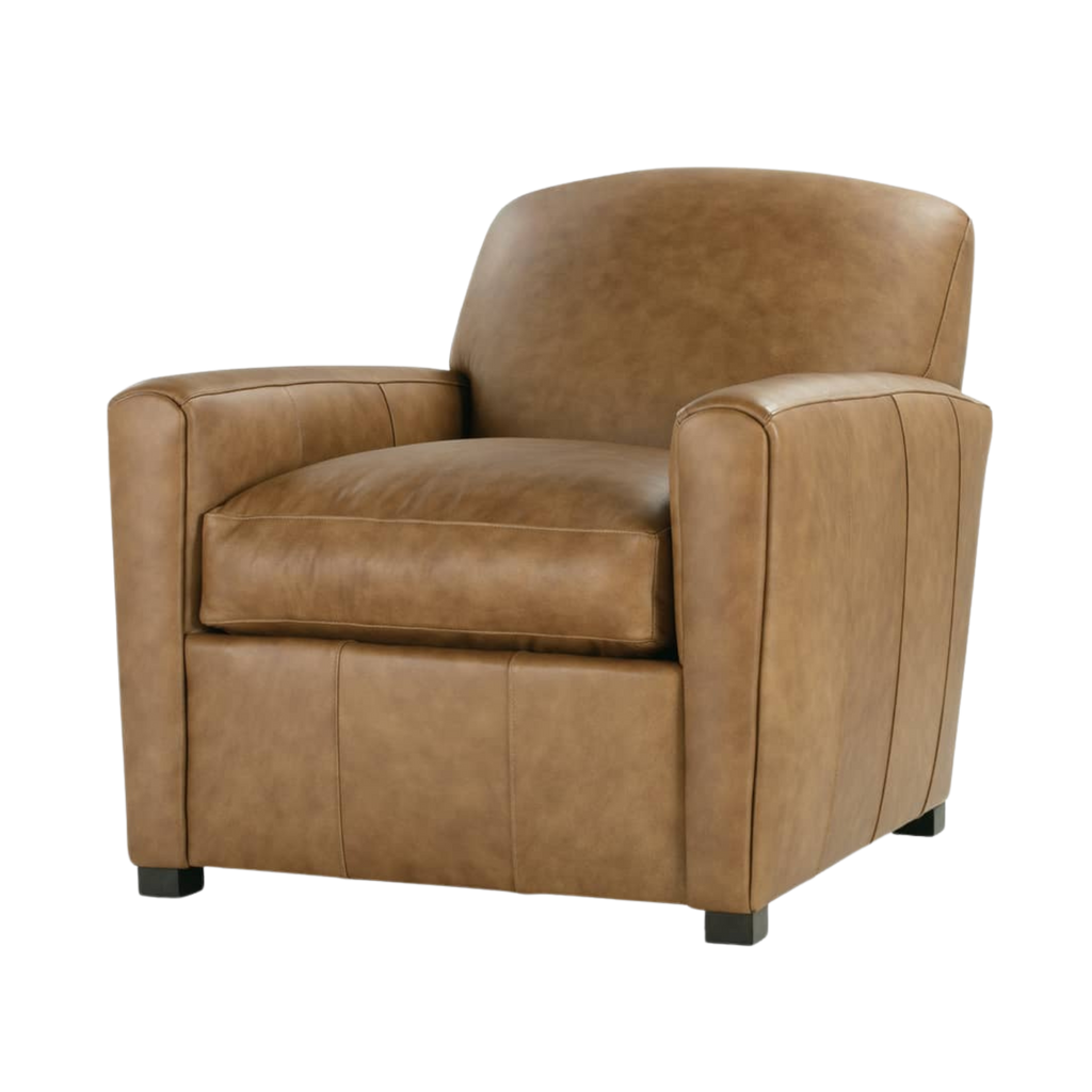 Desmond Leather Chair – HOME & COTTAGES